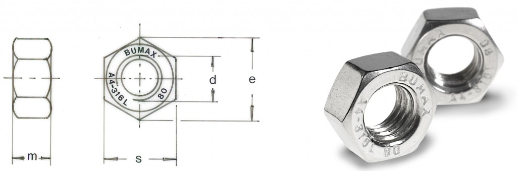 Tuercas hexagonales - Bumax